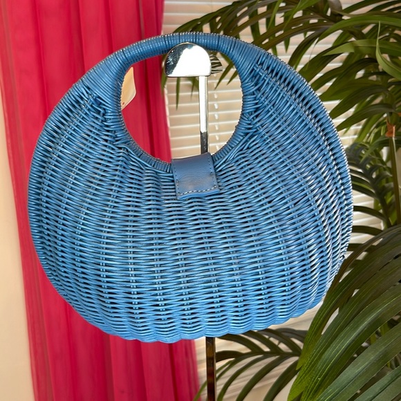 Bags | Matilda Blue Handbag | Poshmark